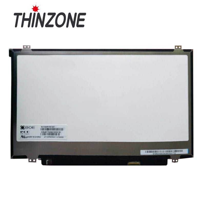 High Brightness 14 Inch Laptop Lcd Screen , Lcd 14 Inch Nv140fhm-N41 ...